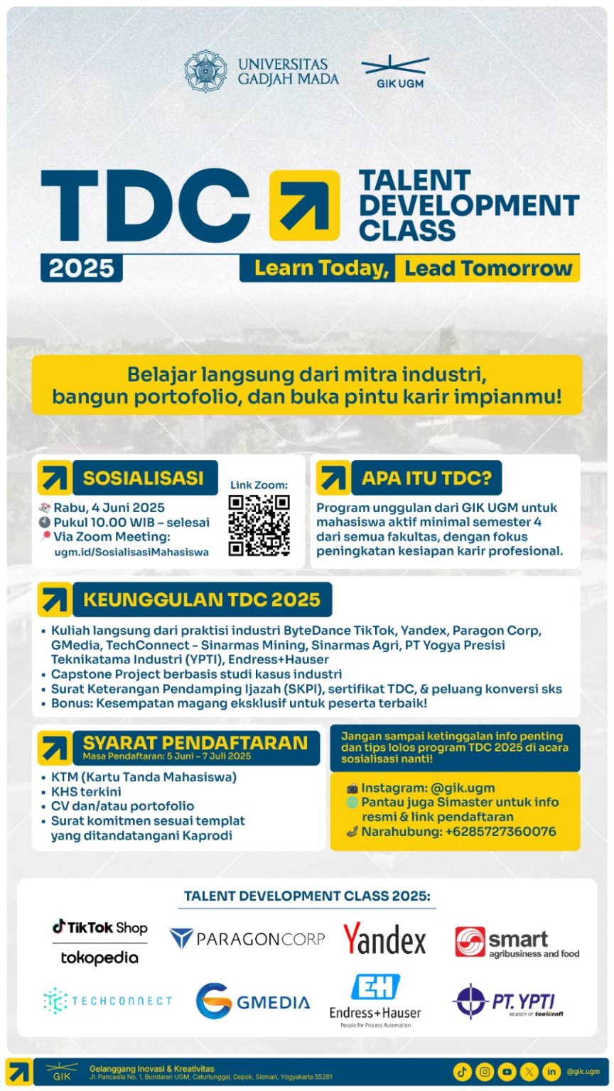 Talent Development Class (TDC) 2025 – Teknologi Rekayasa Internet